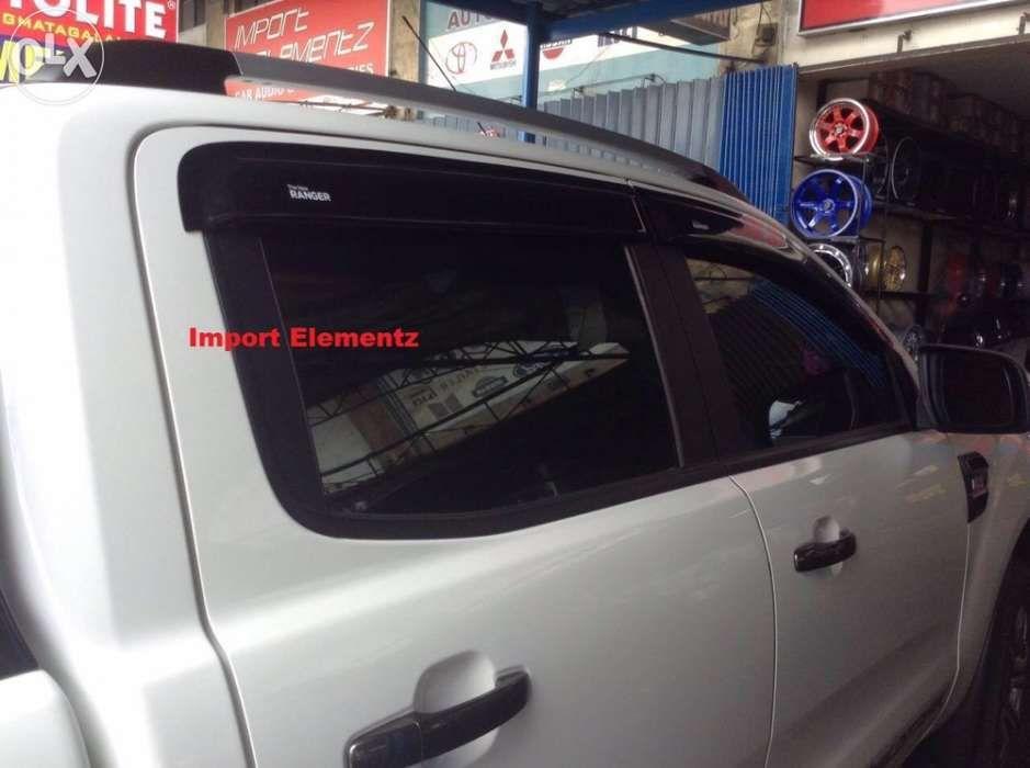 2012 to 2023 Ford Ranger t7 rain gutter Window visor Thailand Door, Car ...