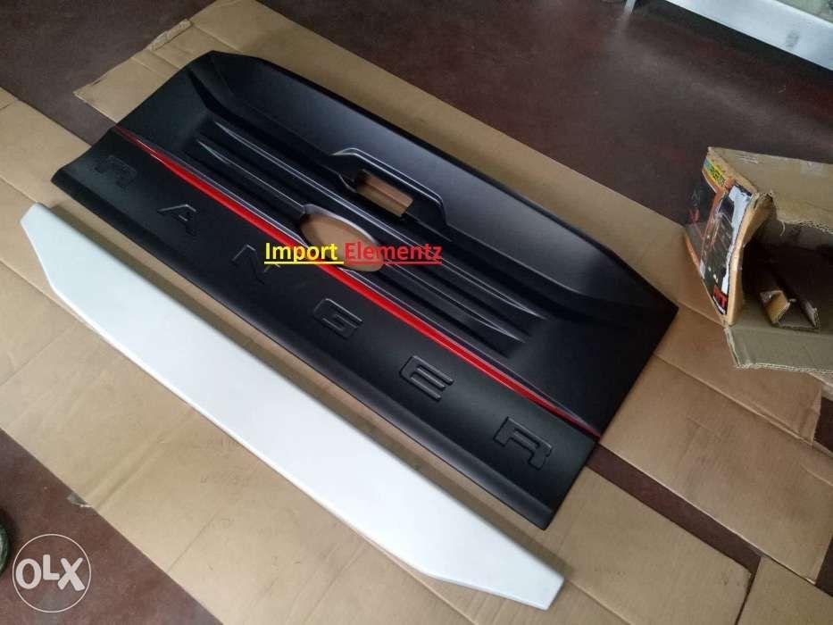 2012 to 2022 Ford Ranger Trunk Rear Tailgate cladding cover Tail gate ...