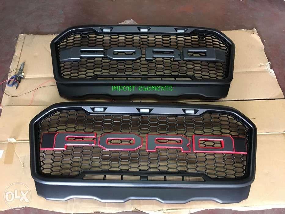 2015 to 2019 Ford Ranger Raptor Grill v2 Large with LED 2018, Car Parts ...
