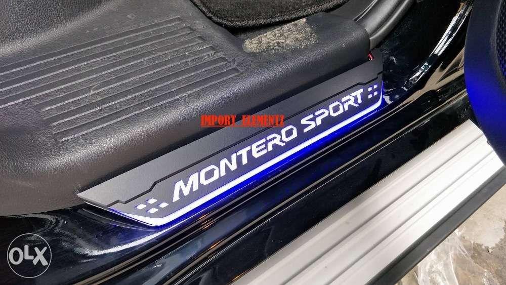 2016 to 2020 Mitsubishi Montero Fitt Led Side Stepsill Door protector ...