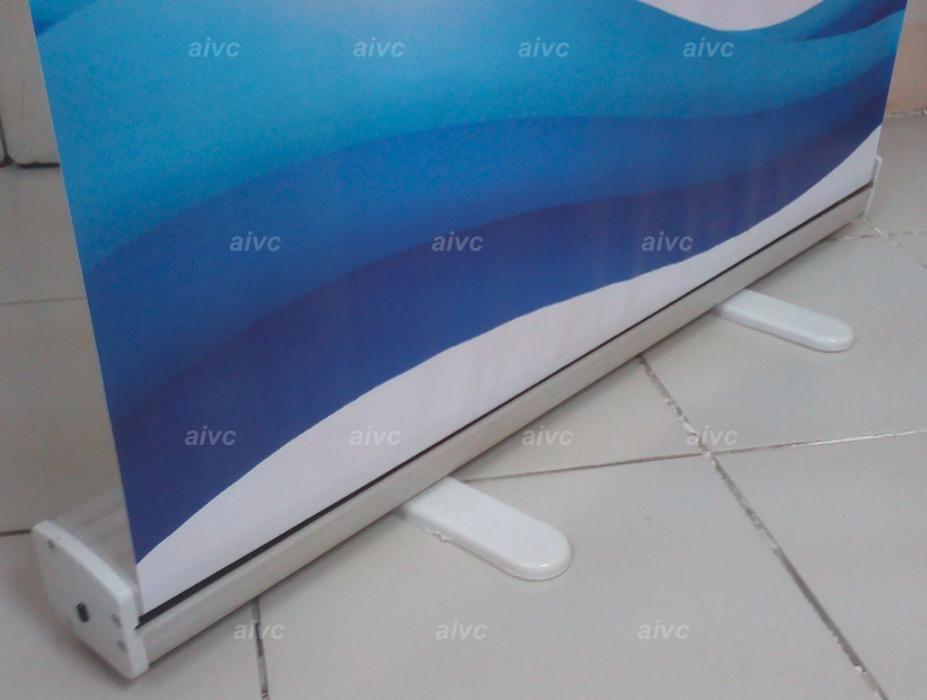 Roll Up Banner Stand Economy Plastic Pull Up Standee 2 75 x 6 5 85x200 ...