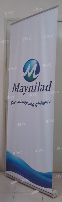 Roll Up Banner Stand Economy Plastic Pull Up Standee 2 75 x 6 5 85x200 ...