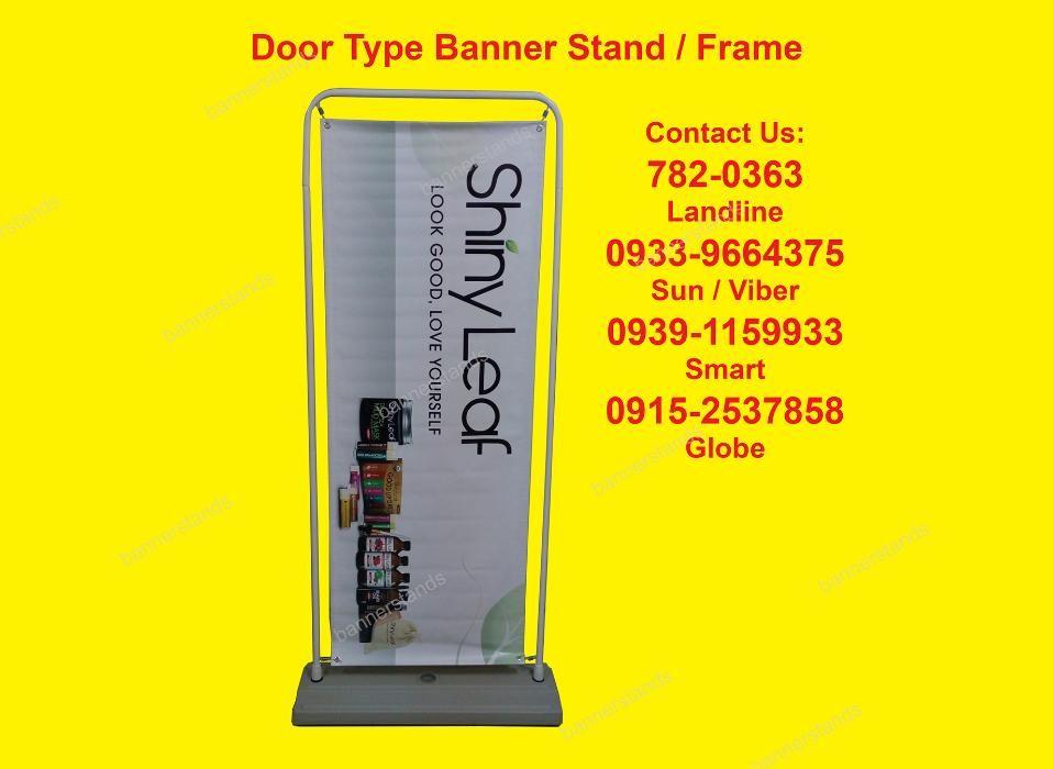 Door Frame Type Banner Stand Standee Steel Indoor Water Tank Outdoor ...