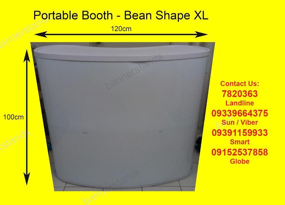 Portable Counter XL Bean Shape Large Size Booth Table Pop Up Promotion ...