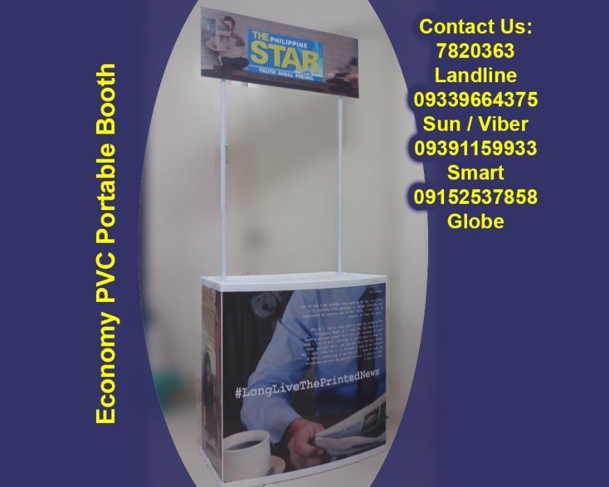 Portable Booth Collapsible Booth Promo Sampling Economy PVC Promotion ...