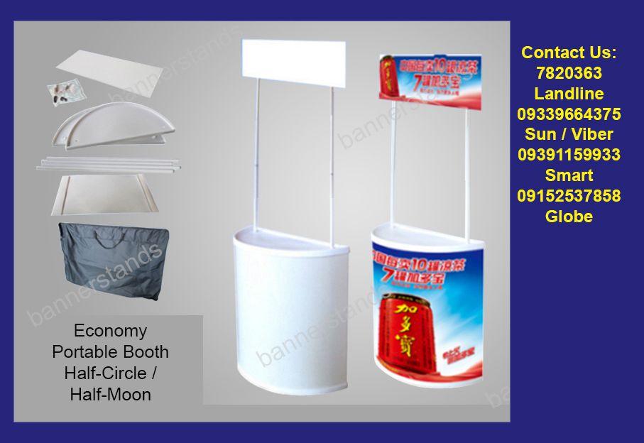 Semi Circle Half Moon PVC Portable Booth Collapsible Sampling Header ...