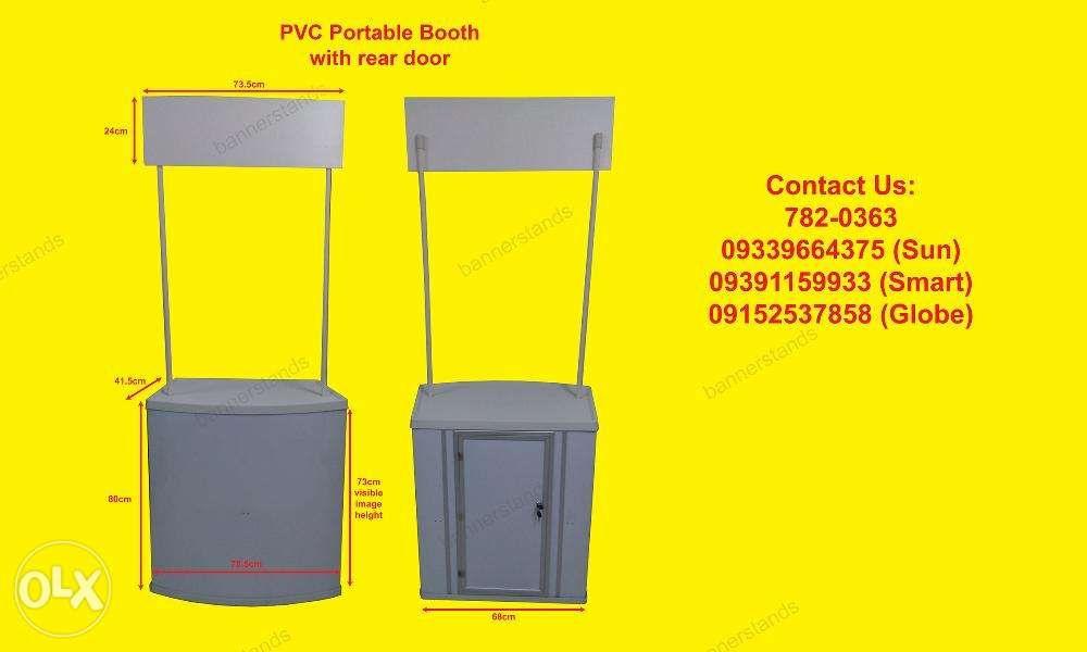 Portable Booth with Lockable Door PVC Collapsible Sampling Promotion ...