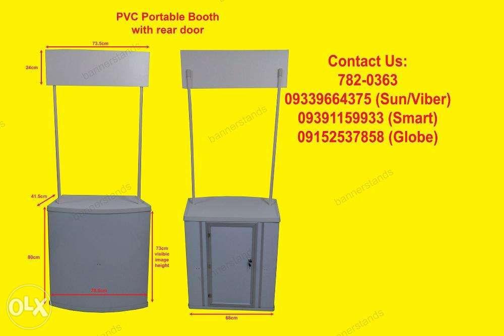 Portable Booth with Lockable Door PVC Collapsible Sampling Promotion ...