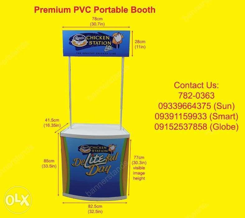 Portable Booth PVC Plastic Collapsible Promotion Promo Sampling, Audio ...