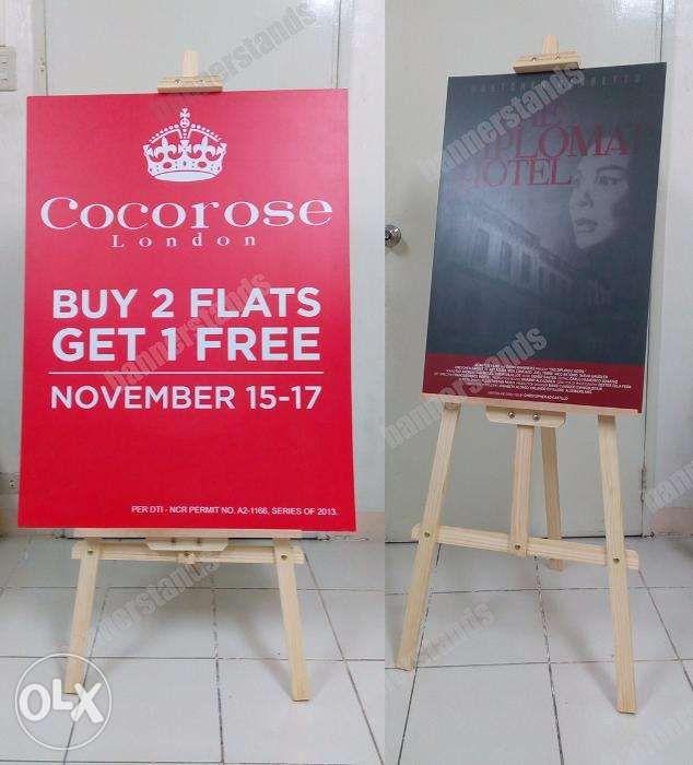 Wood Easel Stand Premium Wooden Tripod Painting Art Menu Standee ...