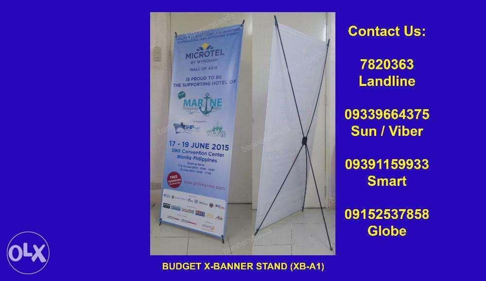 X Banner Stand Indoor Outdoor Tarpaulin Tarp Standee XBanner Tripod ...