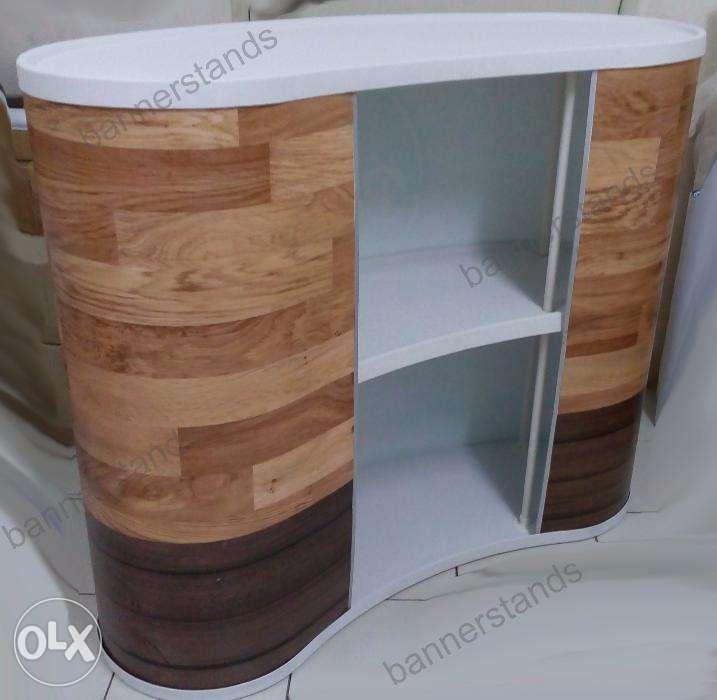 Portable Counter XL Bean Shape Large Size Booth Table Pop Up Promotion ...