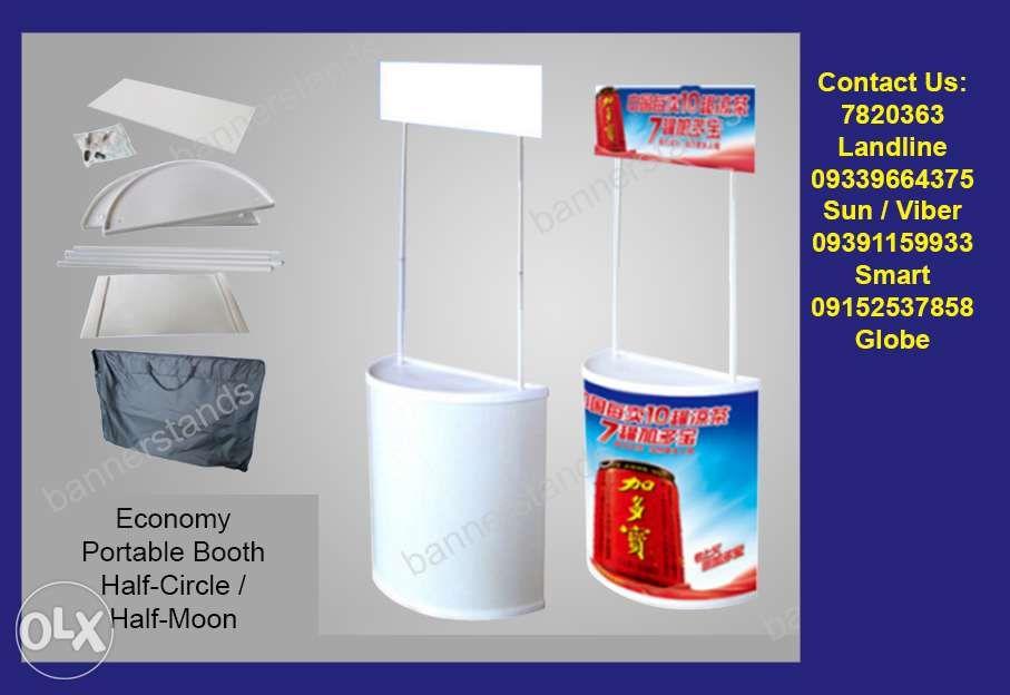 Semi Circle Half Moon PVC Portable Booth Collapsible Sampling Header ...