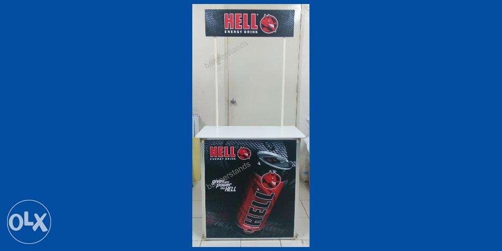 Premium Aluminum Portable Booth Collapsible Counter Promo Sampling ...