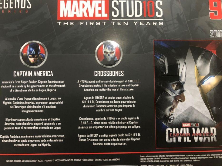 Marvel Legends First Ten Years Avengers Captain America and Crossbones ...