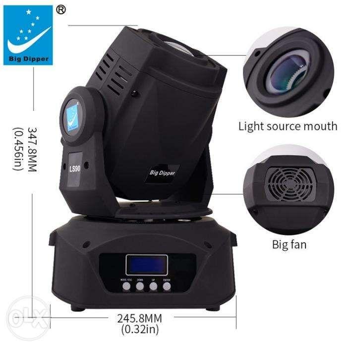 Big Dipper LS90 Led Moving Head Gobo 90W 7 colors, Computers & Tech ...