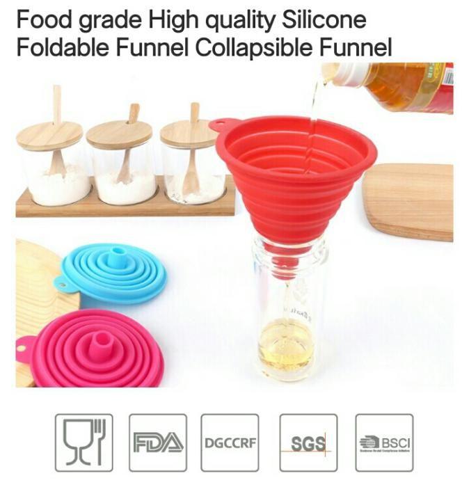 Silicone Collapsible Food-Grade Funnel (Big), Furniture & Home Living ...