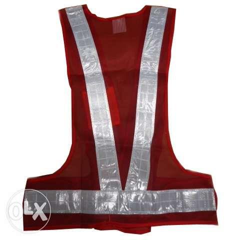 RED Safety Vest, Commercial & Industrial, Construction Tools ...