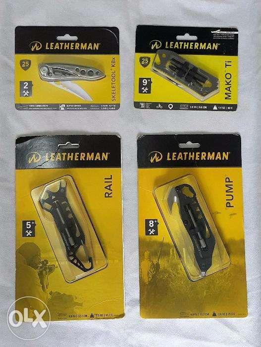 Leatherman Multitools Handtools Skeletool KBx Mako Ti Rail Pump EDC ...