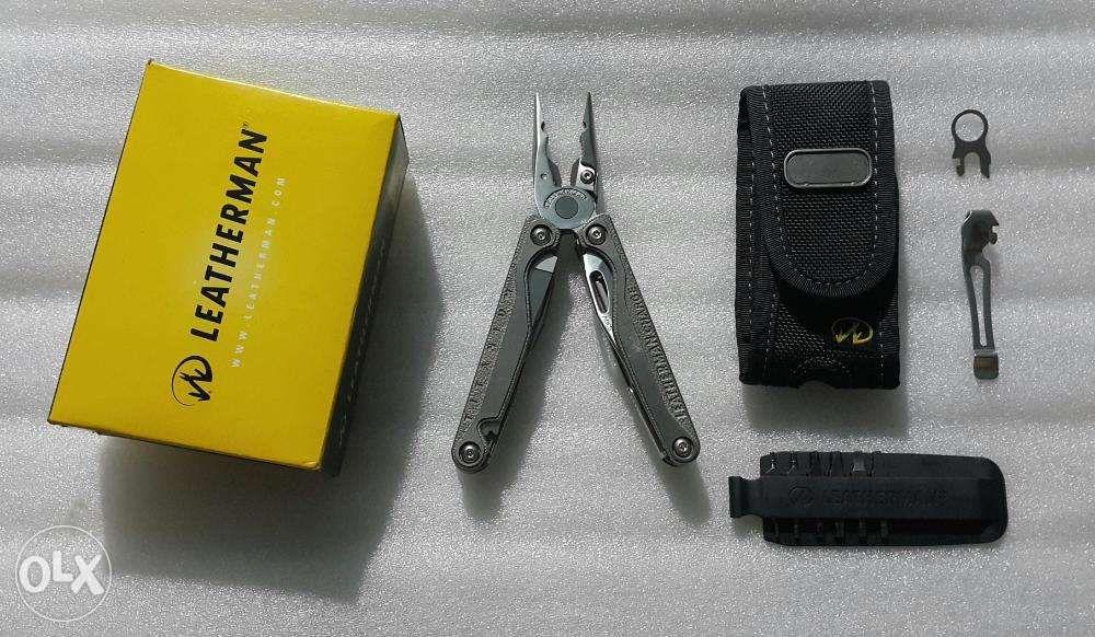 Leatherman Charge PLUS Titanium Set Sheath Clip and Bit EDC USA Gerber ...