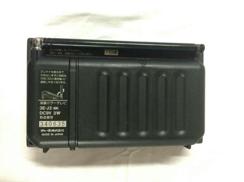 Vintage SHARP 3 Inch Portable TV Television LCD TFT Crystaltron Matrix ...