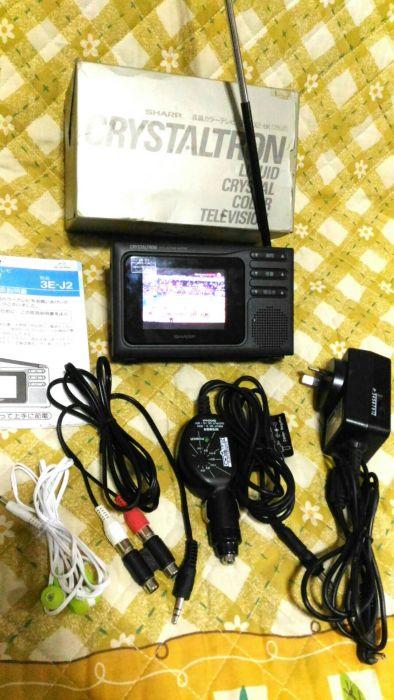 Vintage SHARP 3 Inch Portable TV Television LCD TFT Crystaltron Matrix, TV & Home Appliances, TV ...