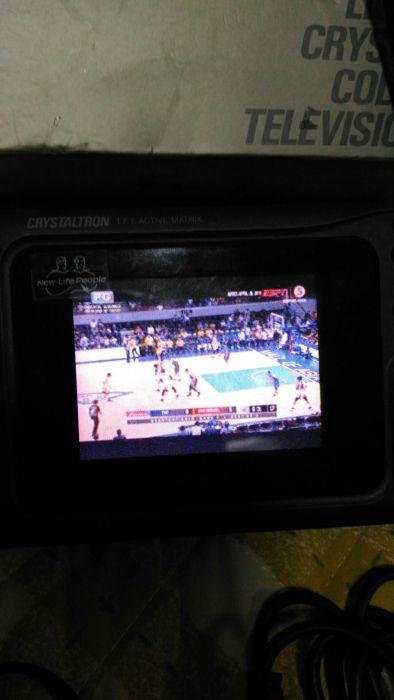 Vintage SHARP 3 Inch Portable TV Television LCD TFT Crystaltron Matrix ...