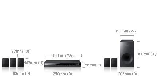 Samsung DVD Home Entertainment System HT-E330K, Audio, Other Audio ...