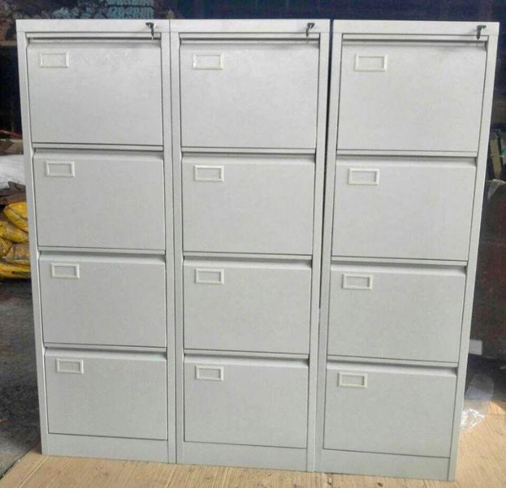 Stone Gray Vertical Steel Filing Cabinet, Furniture & Home Living, Home ...