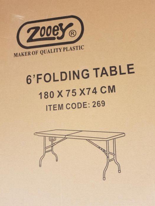 Zooey folding table plastic metal legs, Babies & Kids, Baby Nursery ...