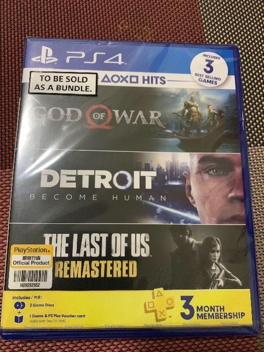 God of War-Detroit Become Human-Last of Us Remastered PS4 Game, Video ...