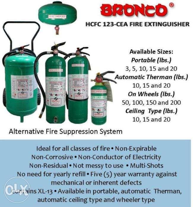 Original Bronco HCFC 123 Fire Extinguisher, Furniture & Home Living ...