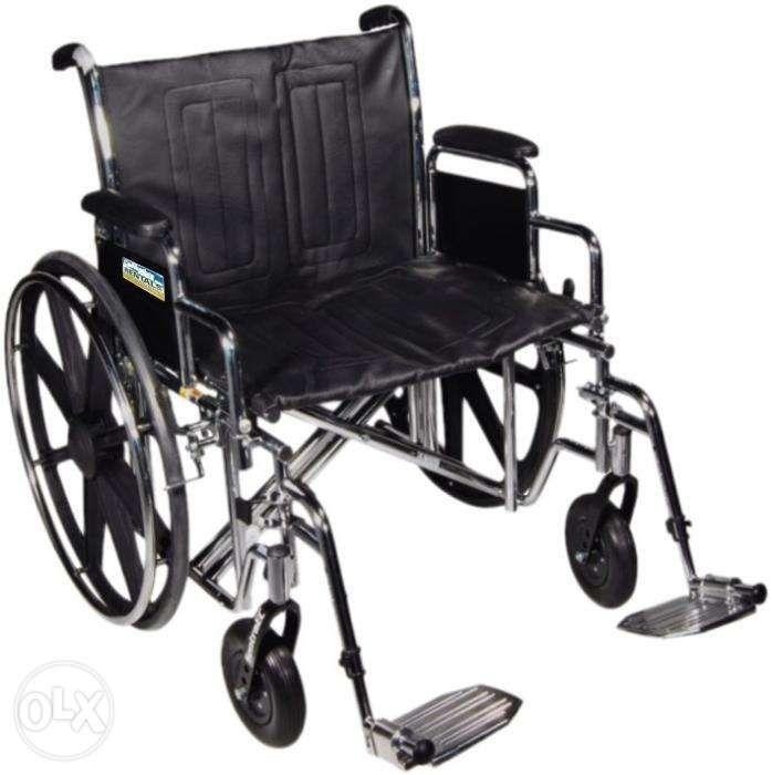 Wheelchair Heavy Duty Extra Wide 24 Seat Width for the Overweight ...