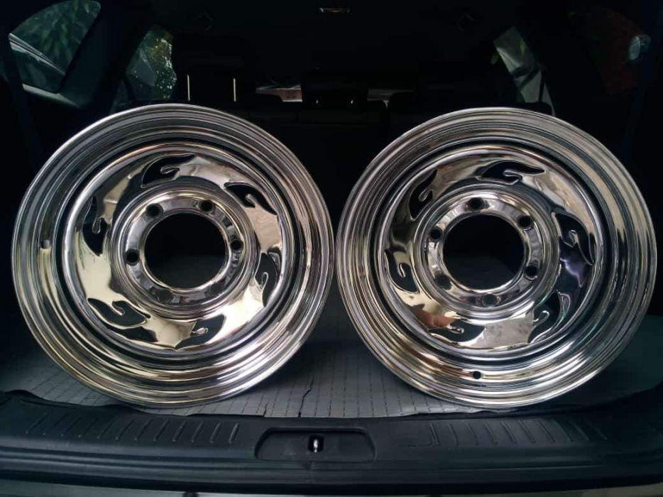 14x6 6x139 Chrome Steel Rims American Racing, Car Parts & Accessories ...
