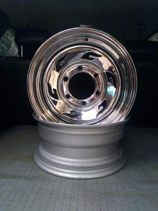 14x6 6x139 Chrome Steel Rims American Racing, Car Parts & Accessories ...