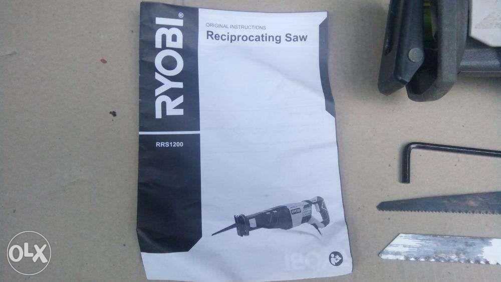 Ryobi reciprocating saw RRS1200 1200watts 220V with blade actual unit ...