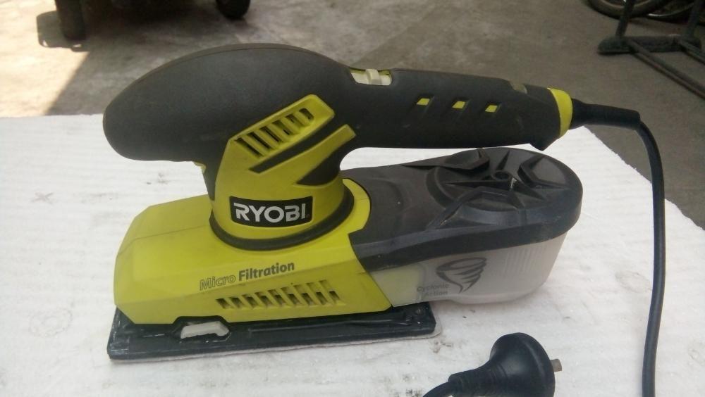 Ryobi sheet sander ESS280RG 280watts 220V used actual unit, Furniture ...