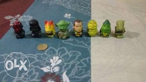 Star Wars Darth Vader Maul Yoda Qui Gon Jinn Jabba Chibi Set of 8 ...