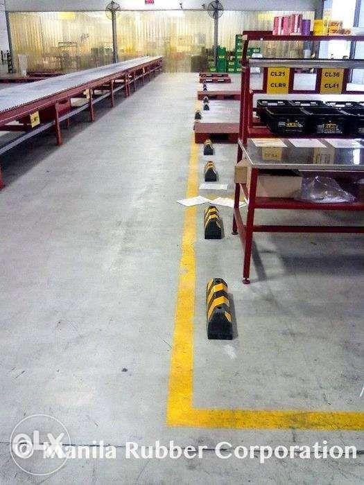 rubber column guard loading dock bumper guard wheel stopper car ...
