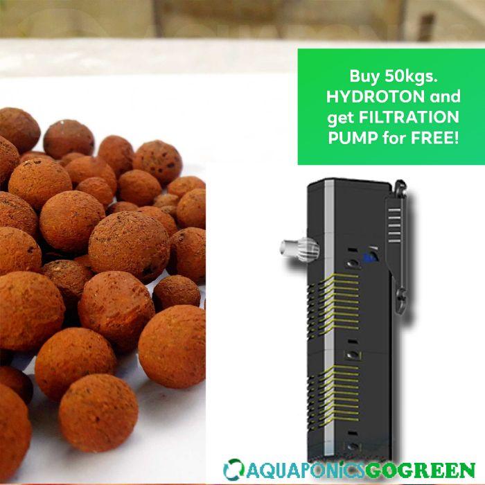 Promo 50kgs. HYDROTON get Filtration Pump for FREE, Furniture & Home ...