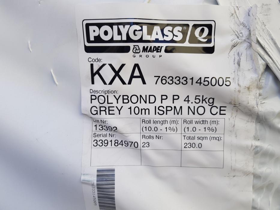 Polyglass Polybond Torchon Hot Applied Waterproofing Membrane Supply ...