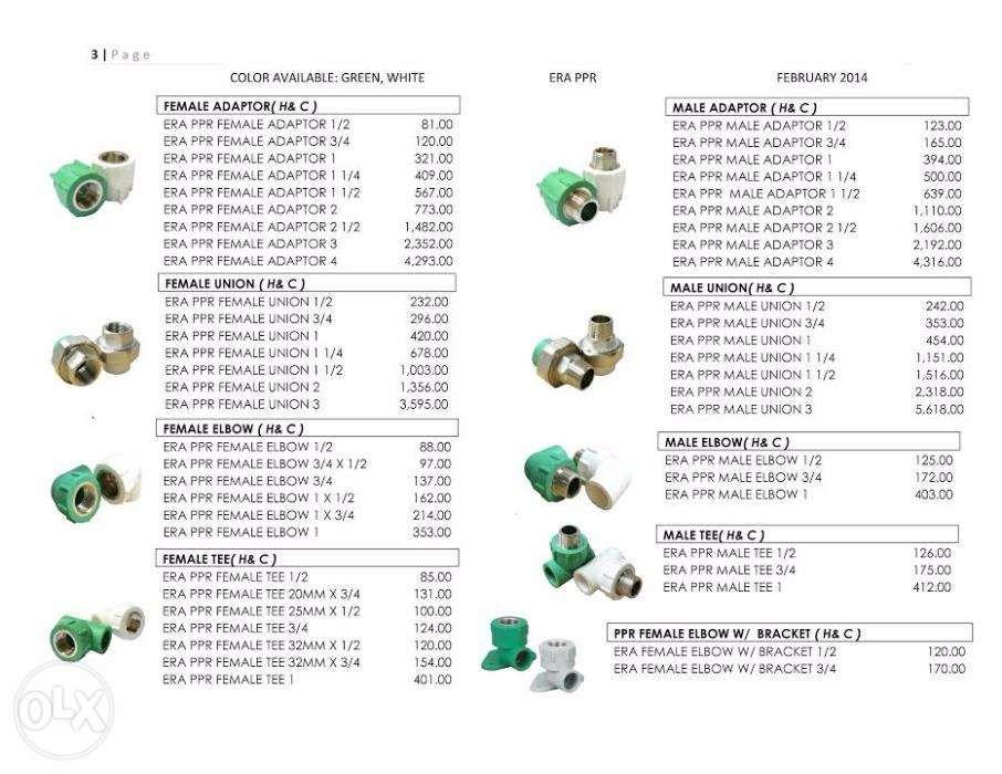 ERA PPR pipe , Furniture & Home Living, Home Improvement & Organization ...