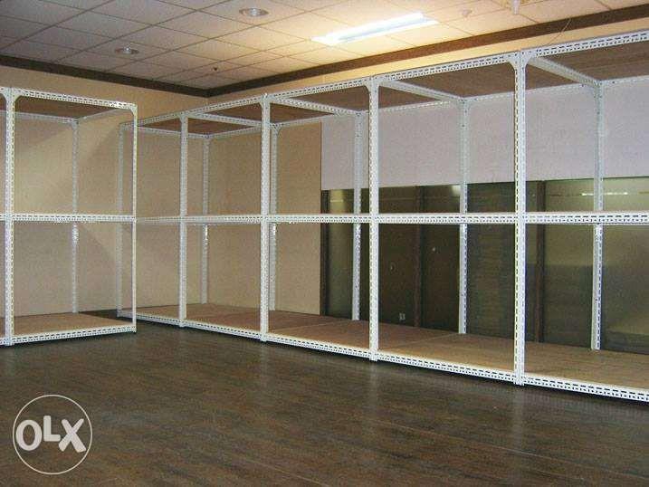 WAREHOUSE racking wood steel racks Shelves, Furniture & Home Living ...