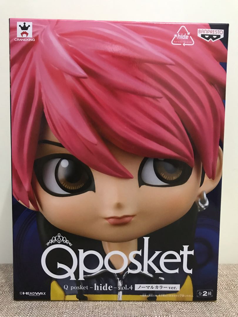 全新 現貨 日版 Hide 松本秀人 X Japan Qposket Q posket 模型 A色 原色, 興趣及遊戲, 玩具 & 遊戲類 ...