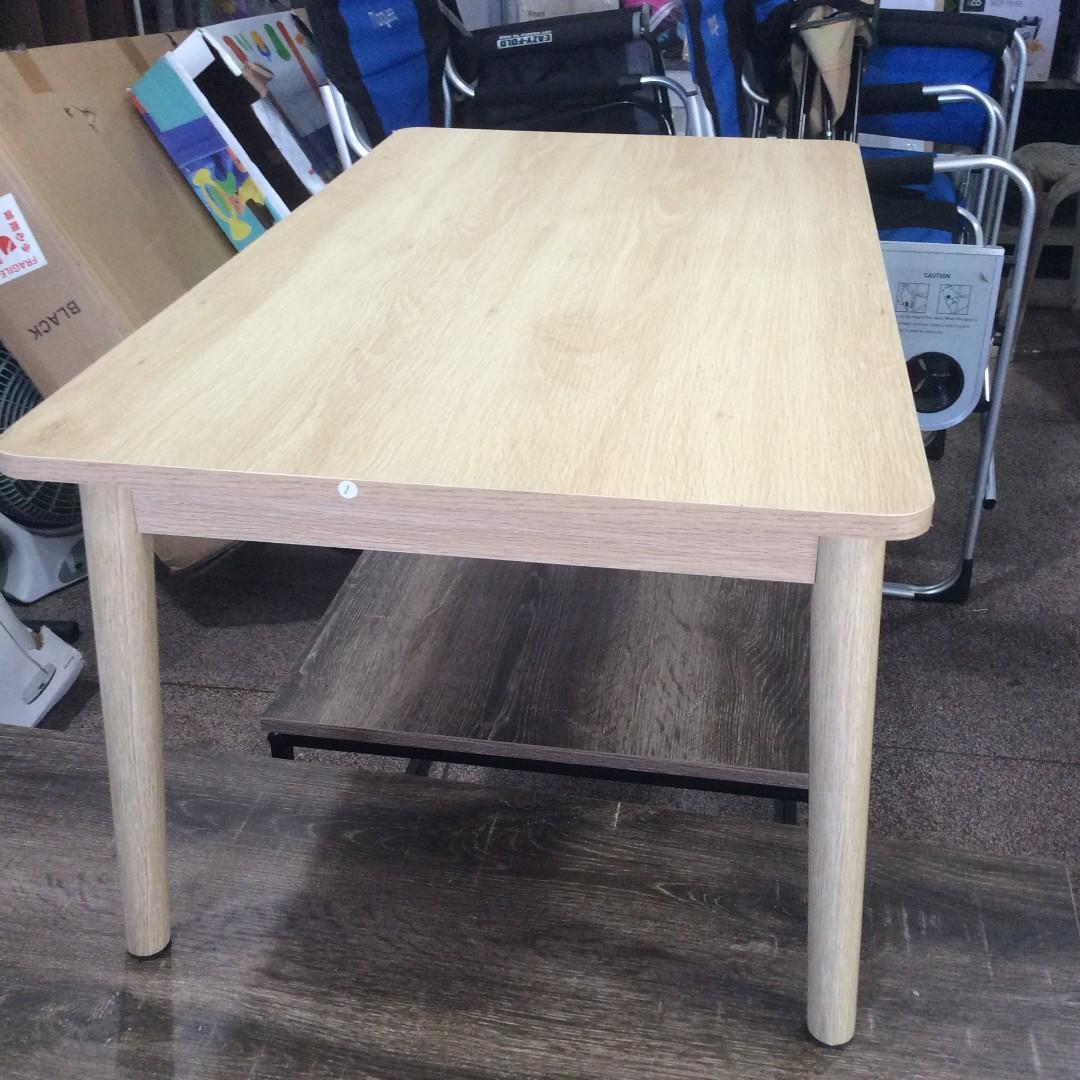 Anko Wood Oak Triangle Coffee Table, Furniture & Home Living, Furniture ...