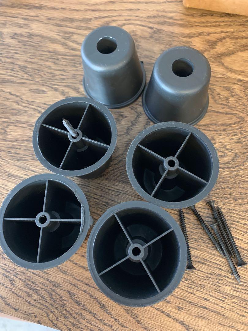 Bed/Sofa/Cupboard Plastic Legs, Furniture & Home Living, Furniture ...