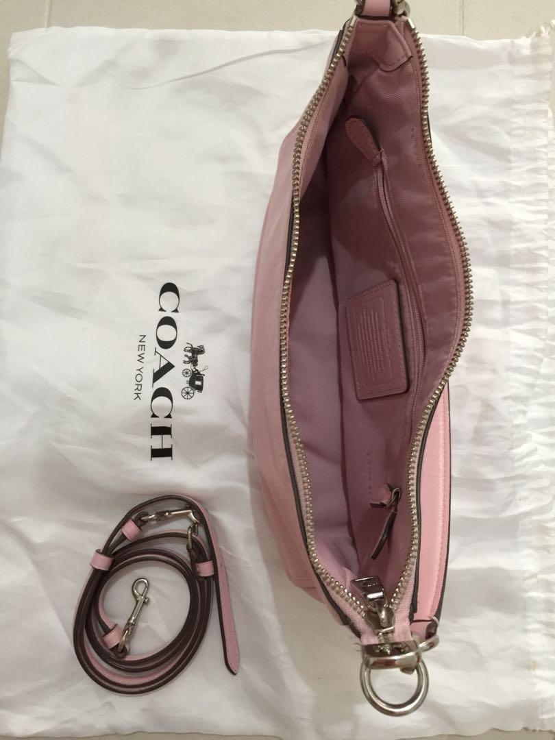 Coach hand/sling bag (light pink), Women's Fashion, Bags & Wallets ...