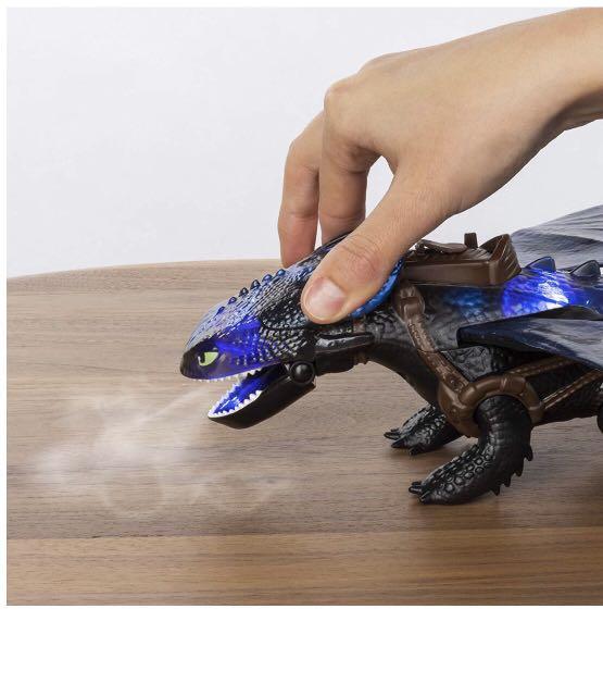 Dreamworks Dragons, Giant Fire Breathing Toothless, 20-inch Dragon with ...