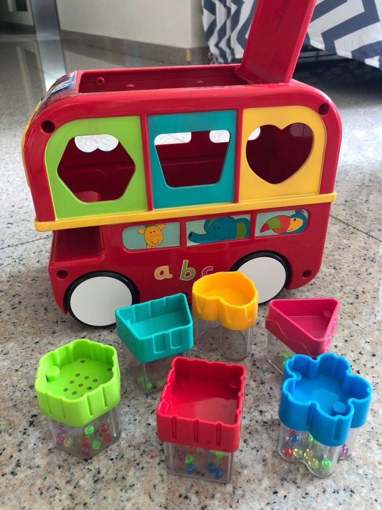 ELC Shape Sorter Bus, Babies & Kids, Infant Playtime on Carousell