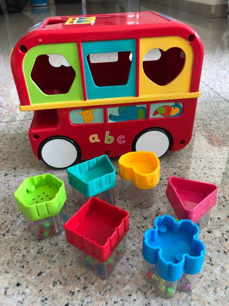ELC Shape Sorter Bus, Babies & Kids, Infant Playtime on Carousell